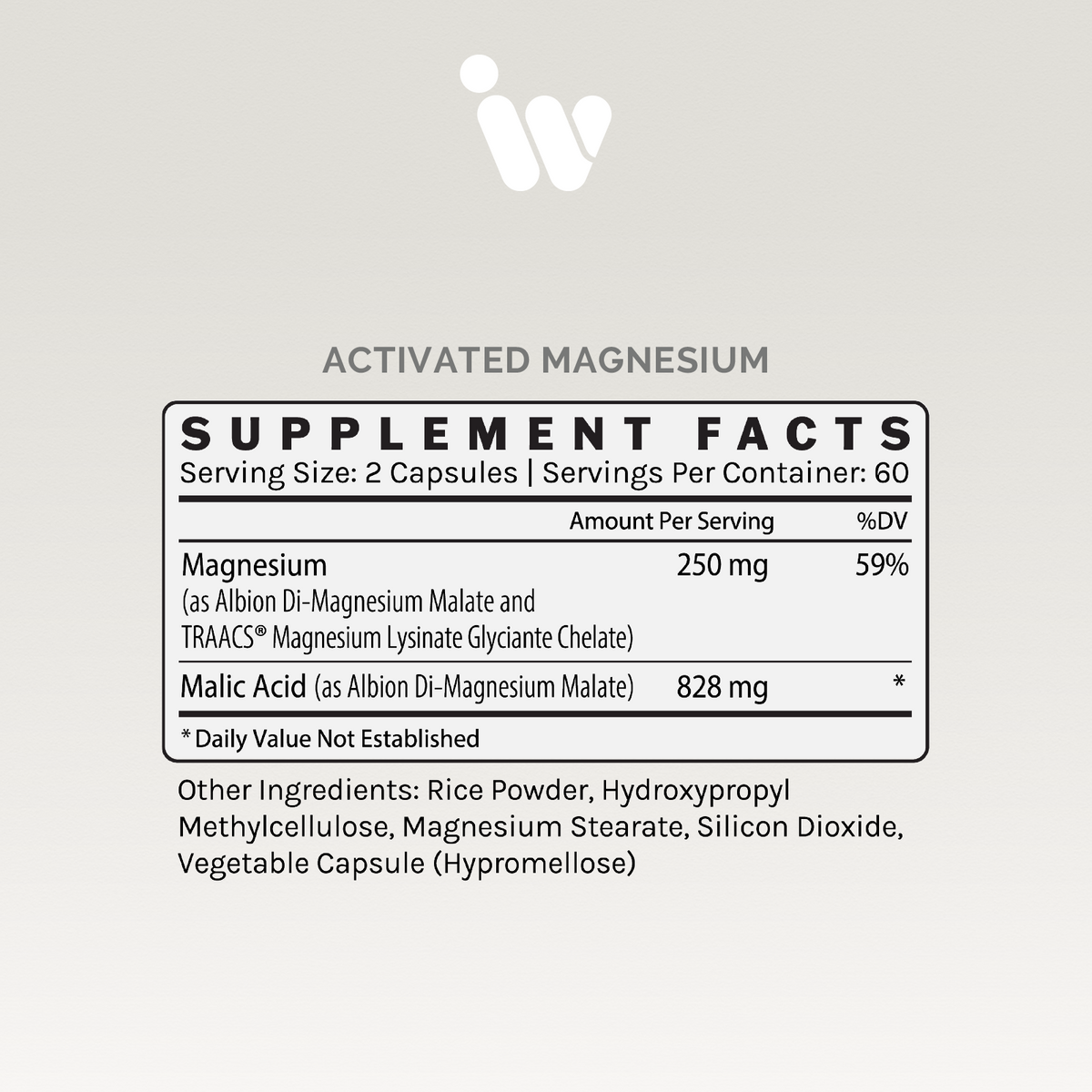 Activated Magnesium | Natural Energy Supplement – Infiniwell